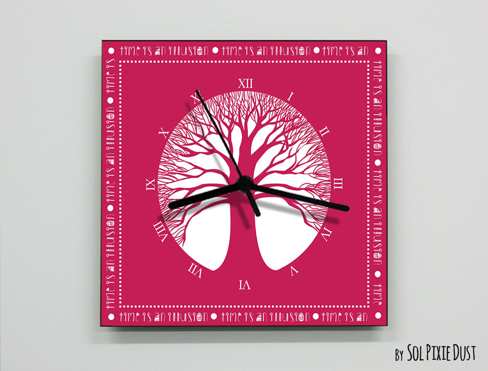Tree of Life Wall Clock - Etsy