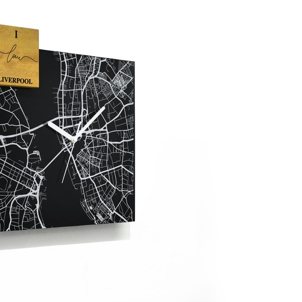 Laser Cut Map Clock - Etsy