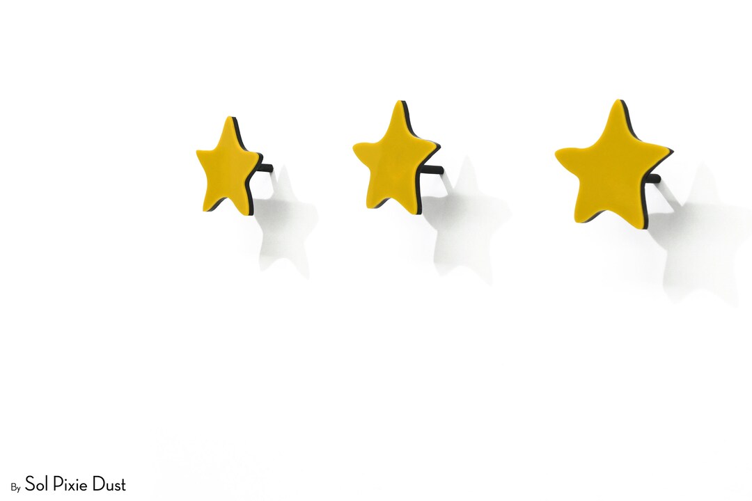 Modern Wall Hook Star - Kids Room Decor, Coat Hook, Decorative Wall ...