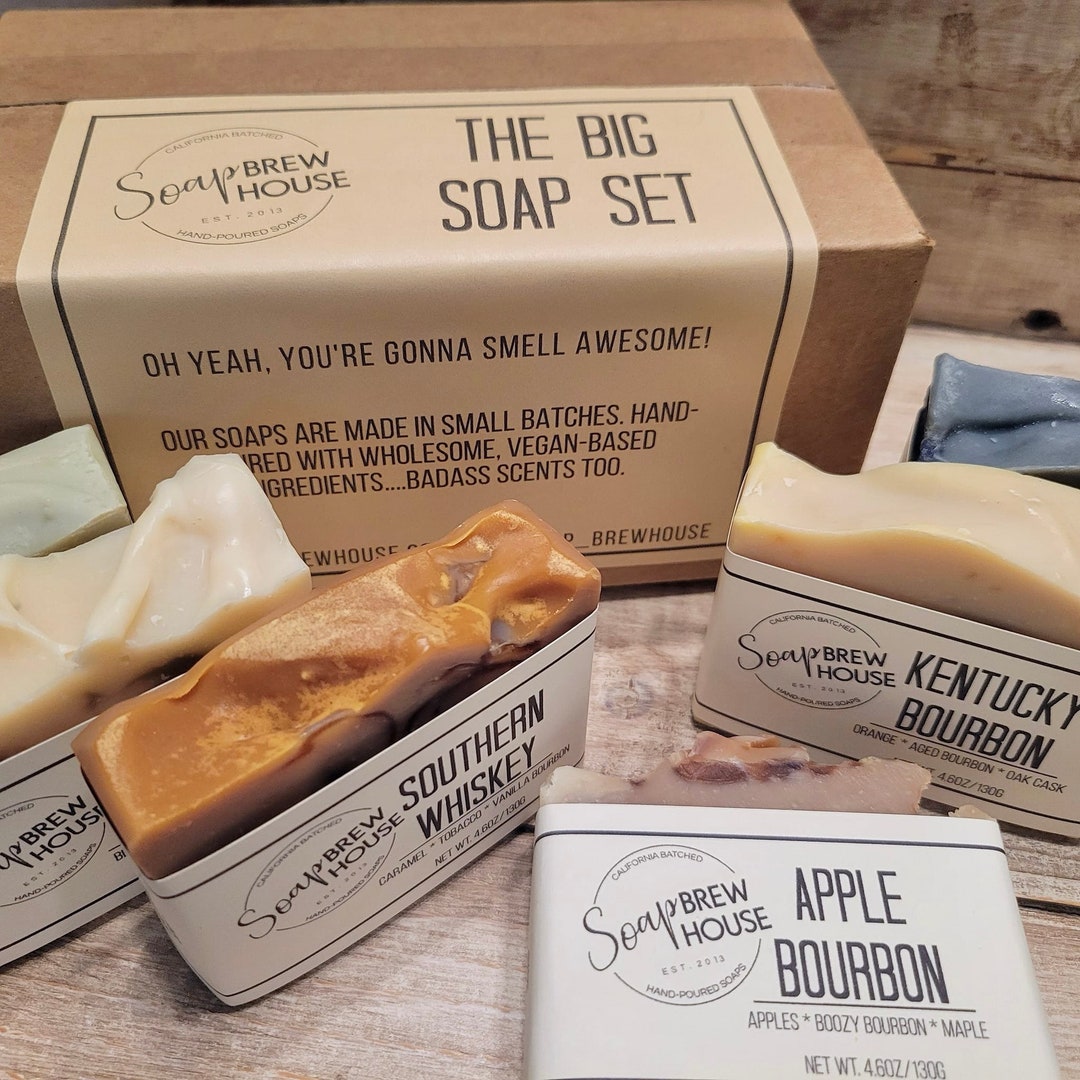 The Big Soap Set | Choose 6 Soaps | Mens Soap Set | Groomsmen Gifts ...