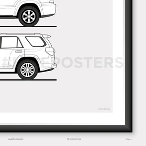 Toyota 4runner Evolution Poster - Etsy