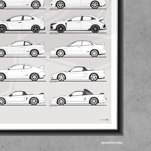 Honda Type R History Poster - Etsy