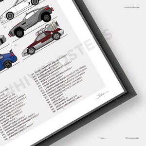 Fast and Furious Cars Poster - Etsy