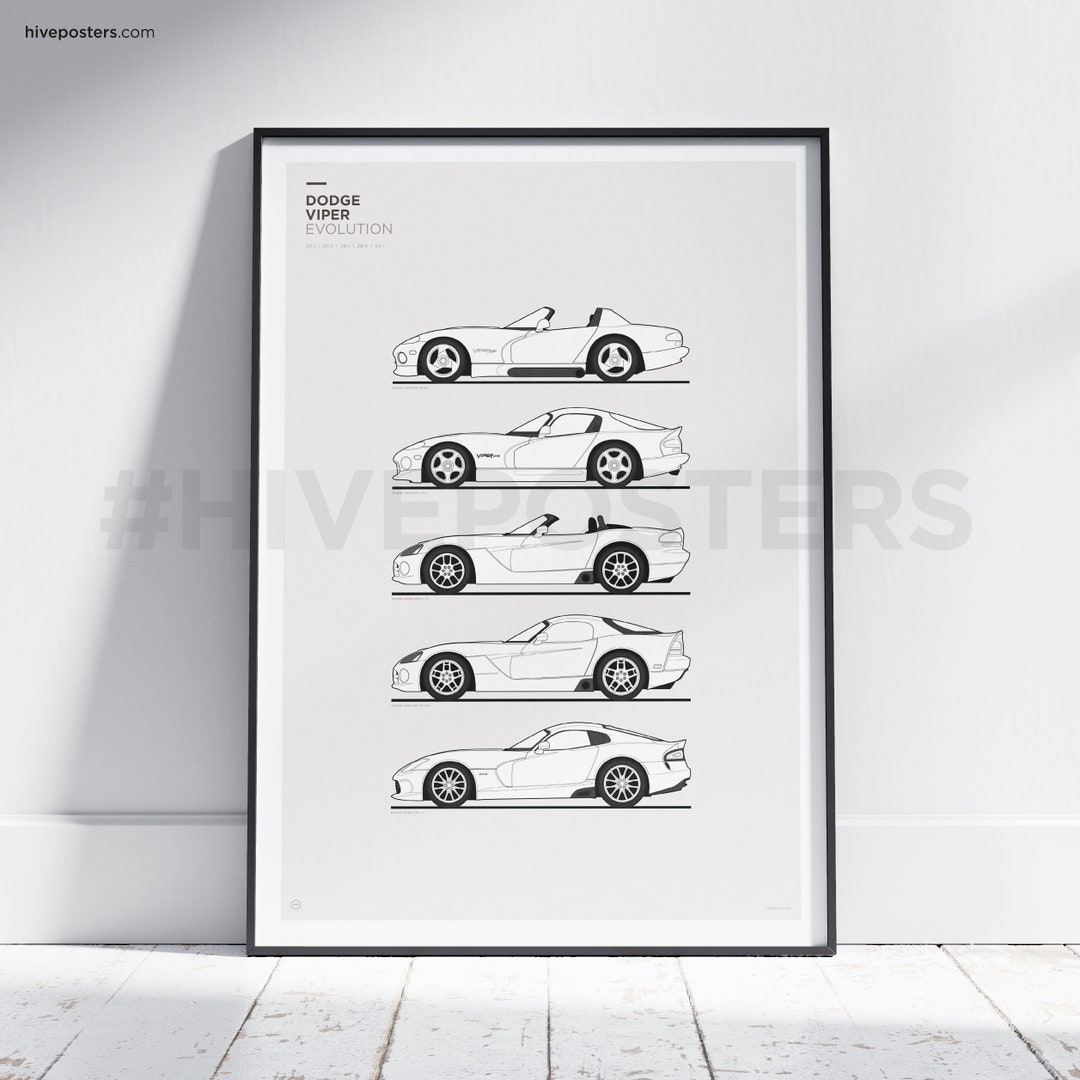 Dodge SRT Viper Evolution Poster - Etsy