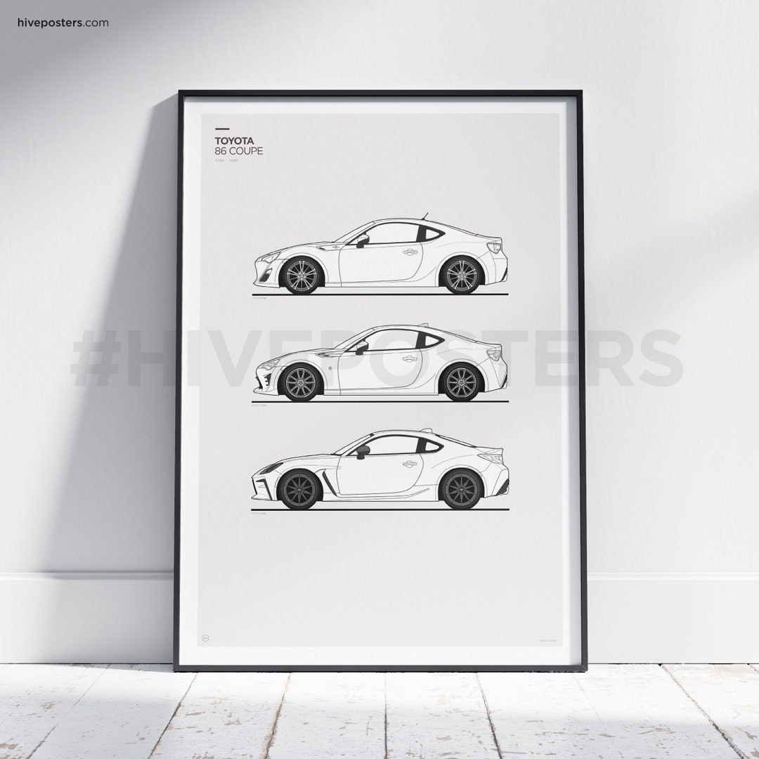 Toyota 86 Evolution Poster - Etsy