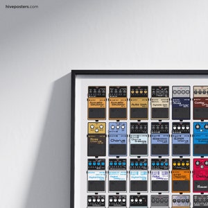 Boss Pedal Poster - Etsy