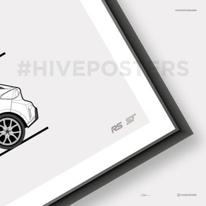 Ford Focus RS ST Evolution Poster - Etsy
