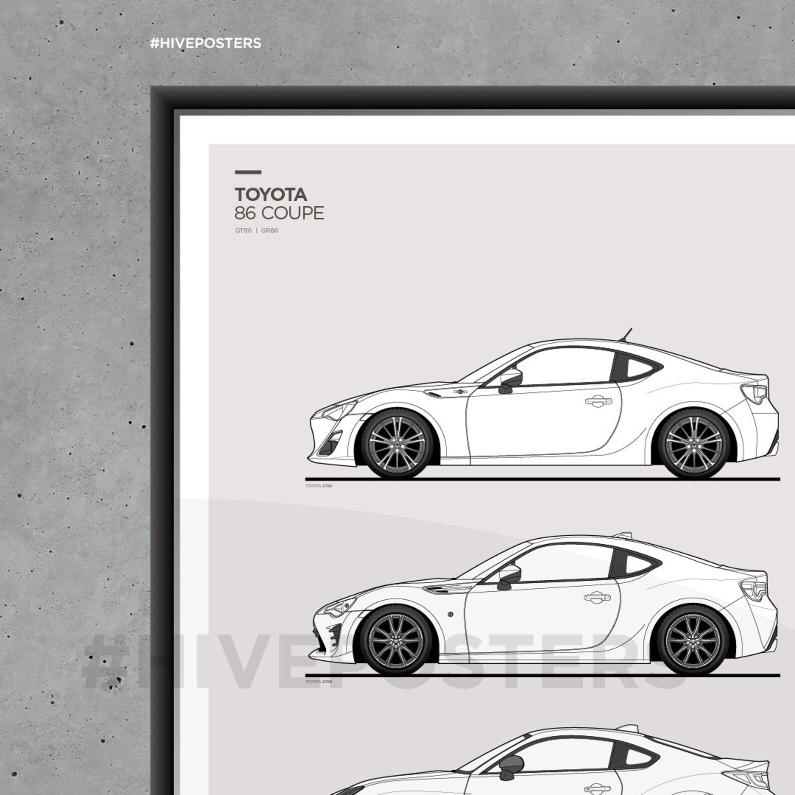 Toyota 86 Evolution Poster | Etsy