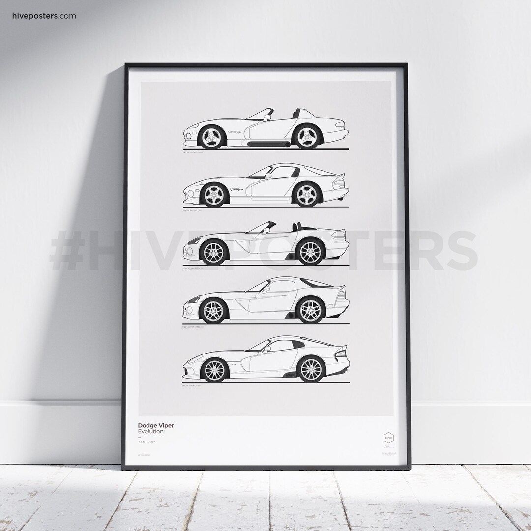 Dodge SRT Viper Evolution Poster - Etsy