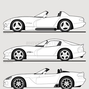 Dodge SRT Viper Evolution Poster - Etsy