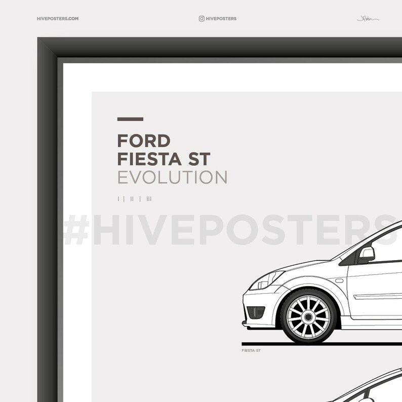 Ford Fiesta ST Evolution Poster - Etsy