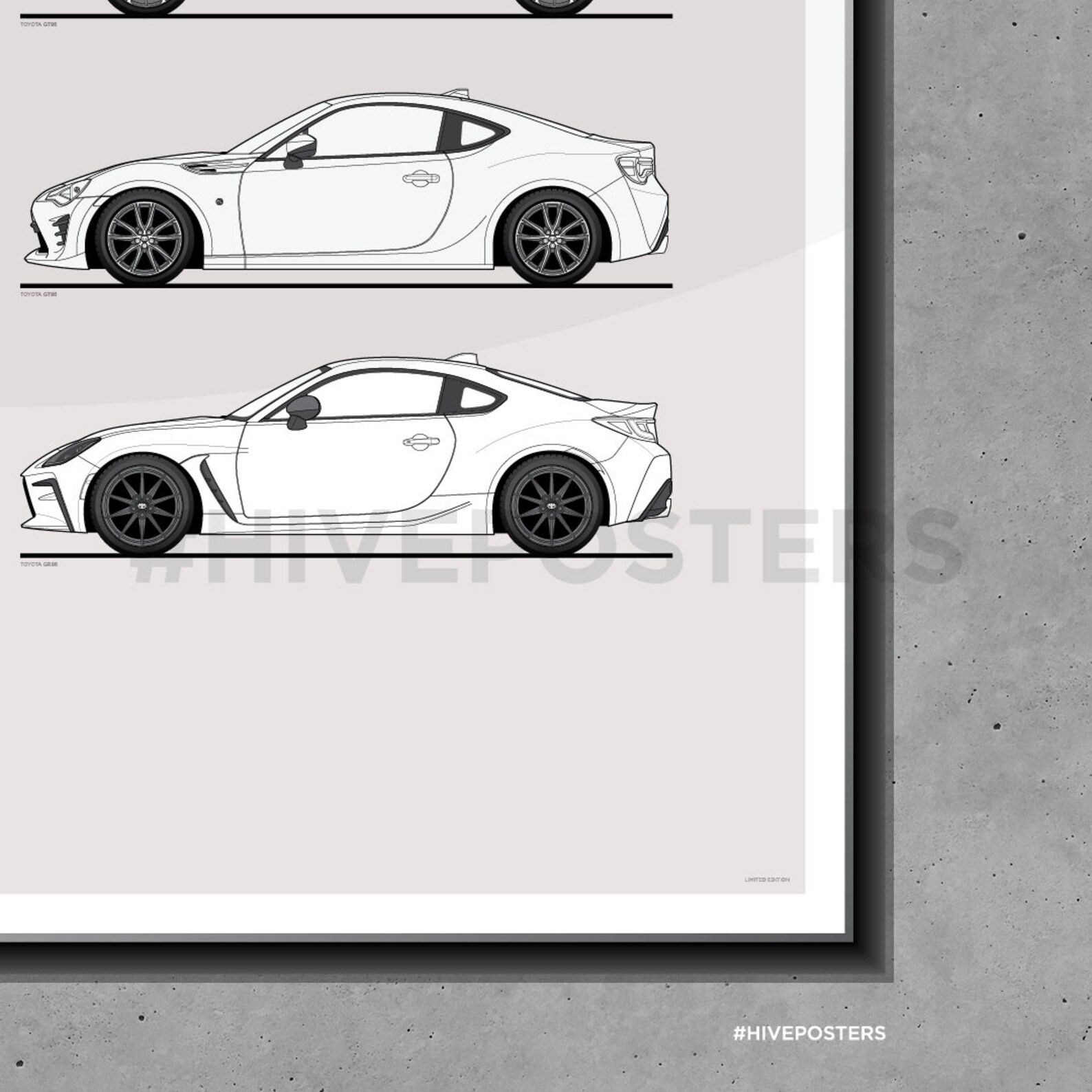 Toyota 86 Evolution Poster - Etsy