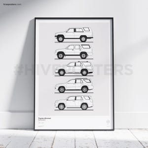 Toyota 4runner Evolution Poster - Etsy Canada