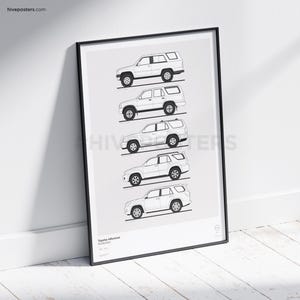 Toyota 4runner Evolution Poster - Etsy