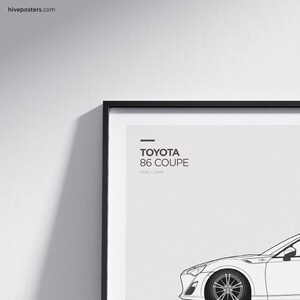 Toyota 86 Evolution Poster - Etsy