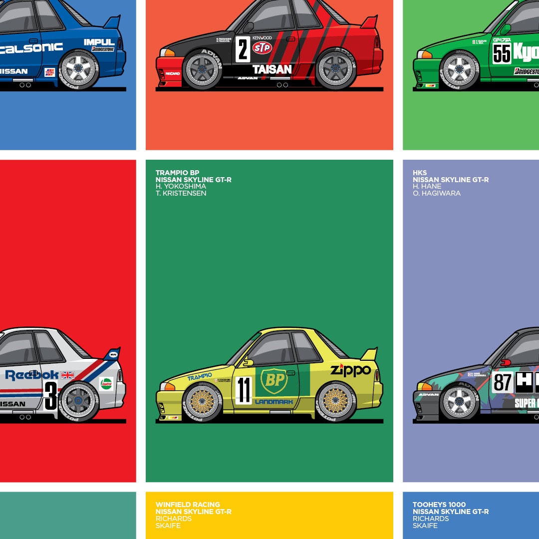 Baby Nissan GT-R JGTC Poster | Etsy