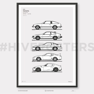 Toyota Supra Evolution Poster - Etsy