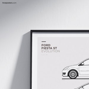 Ford Fiesta ST Evolution Poster - Etsy