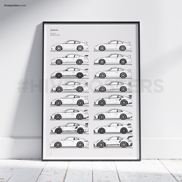 Porsche 911 Gt3 Evolution Poster - Etsy