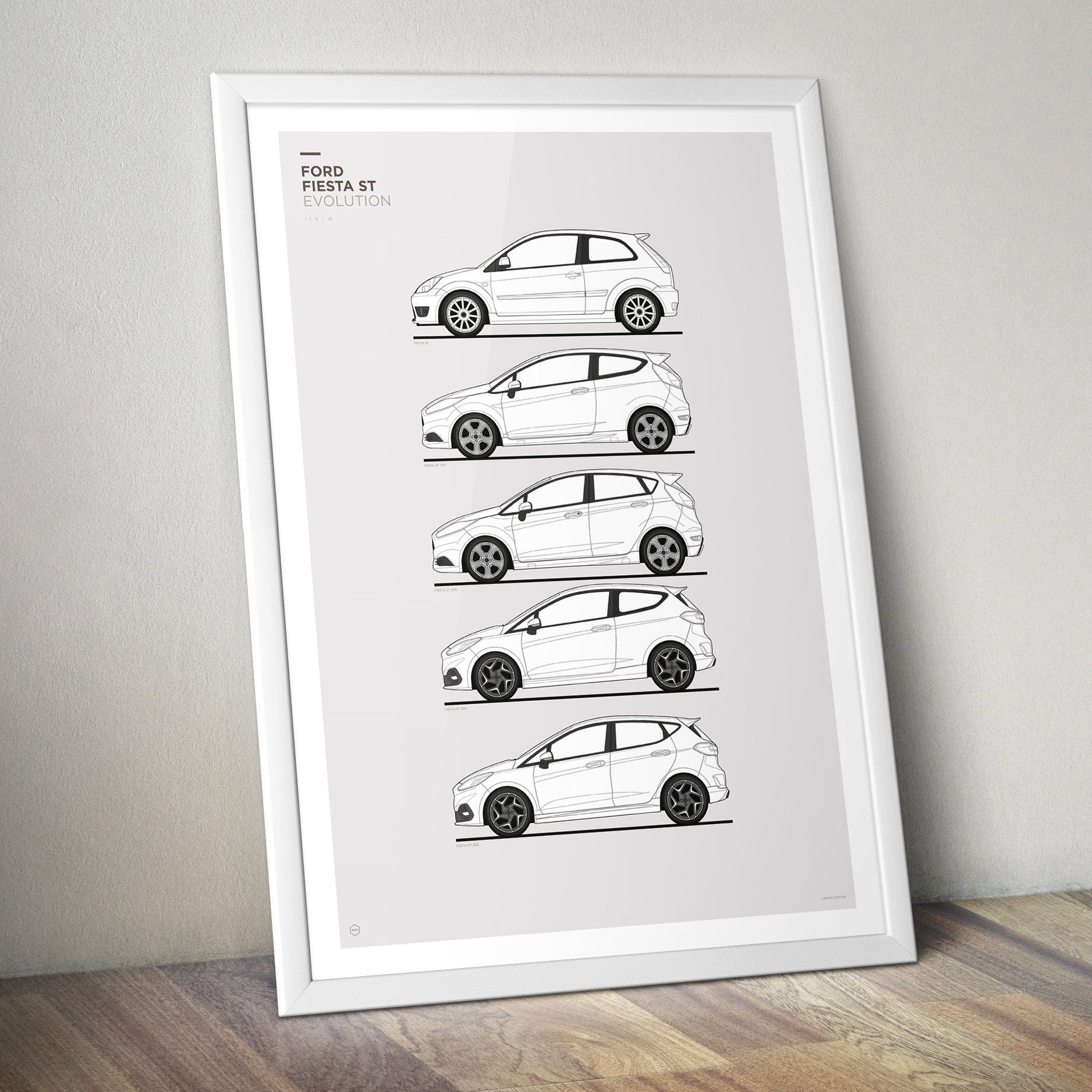 Ford Fiesta ST Evolution Poster | Etsy UK