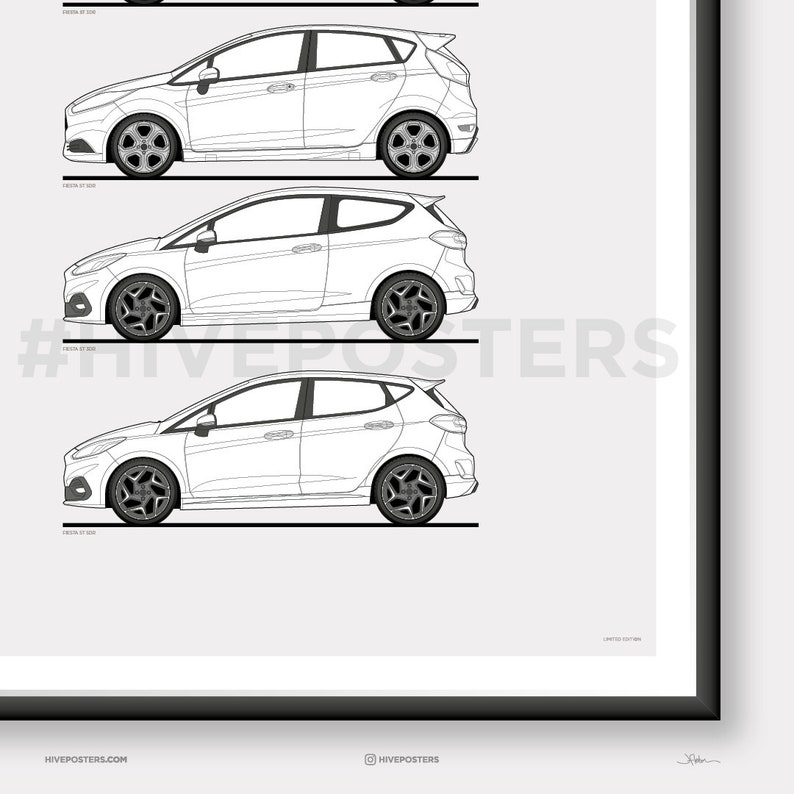 Ford Fiesta ST Evolution Poster - Etsy