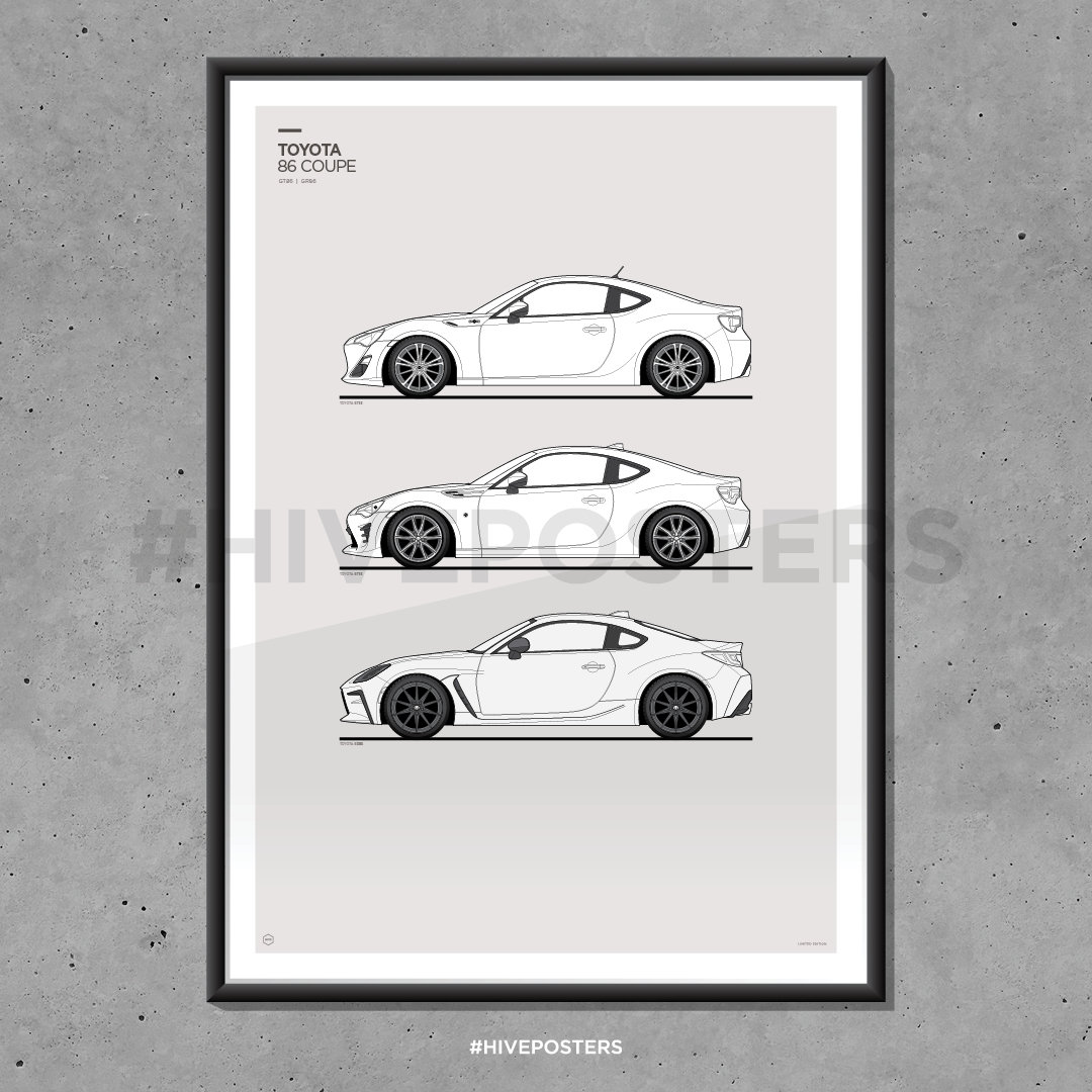 Toyota 86 Evolution Poster | Etsy