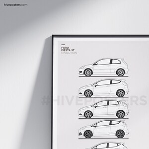 Ford Fiesta ST Evolution Poster - Etsy