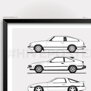 Toyota Supra Evolution Poster - Etsy