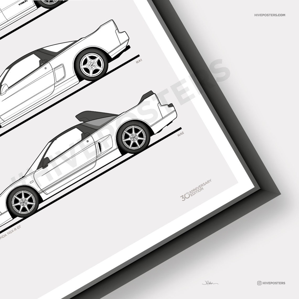 Honda Type R History Poster - Etsy