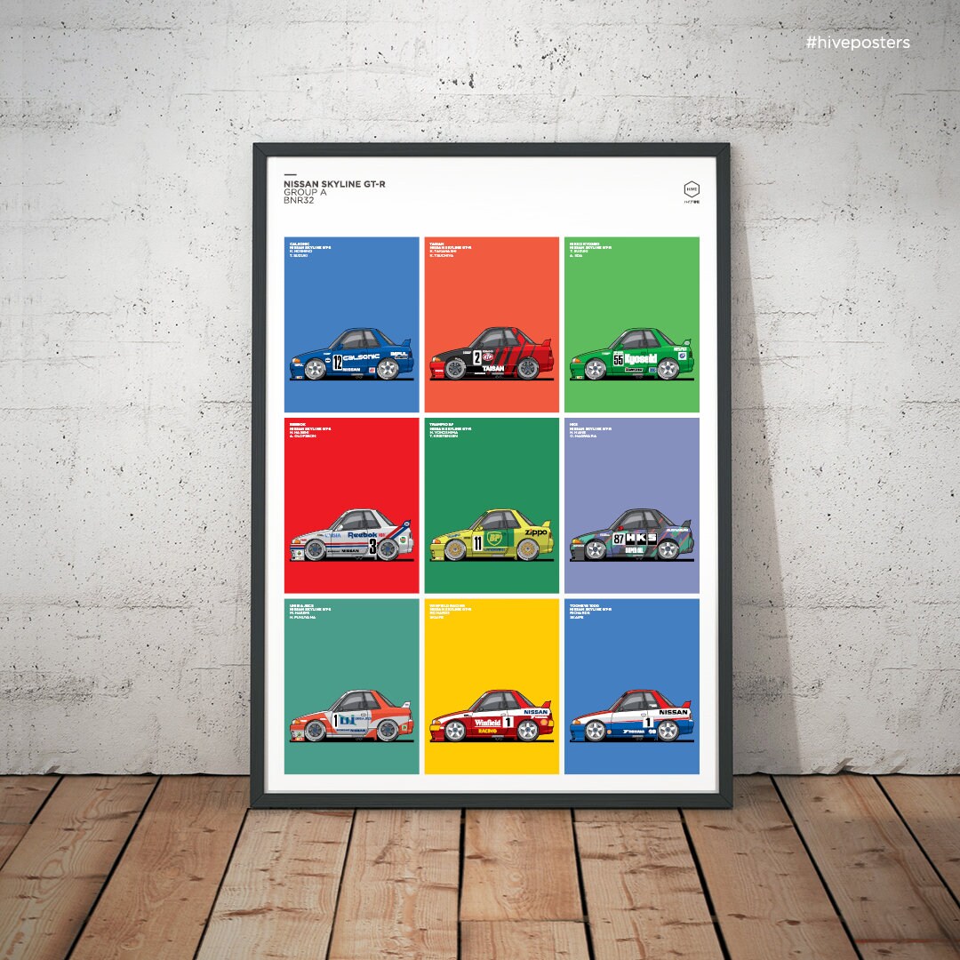 Baby Nissan GT-R JGTC Poster | Etsy