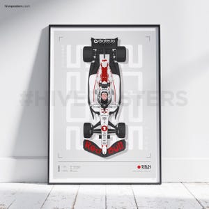 F1 Car Poster Collection - Mclaren, Ferrari, Redbull, Racing Bulls ...