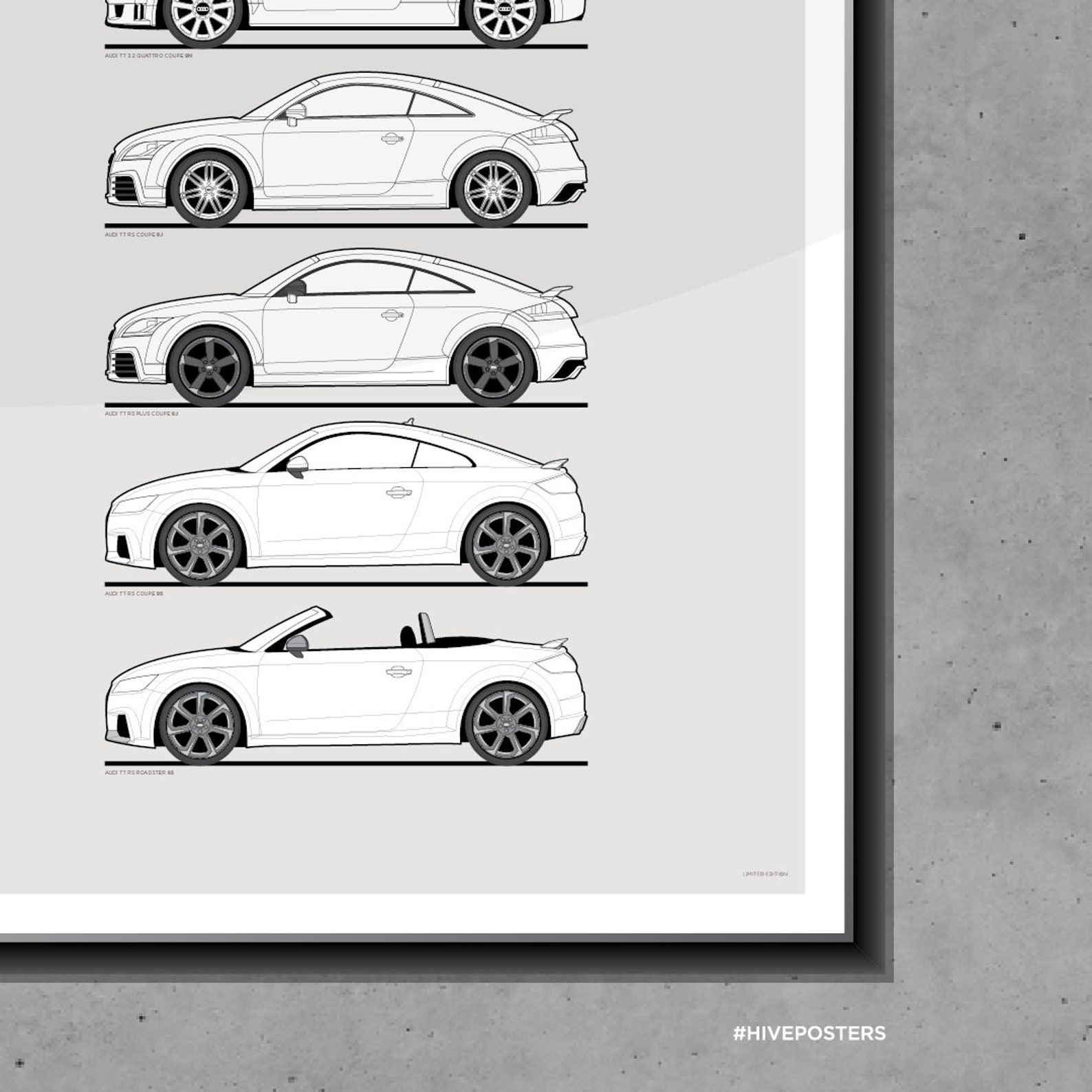 Audi TT Evolution Poster | Etsy