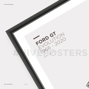 Ford GT Evolution Poster - Etsy