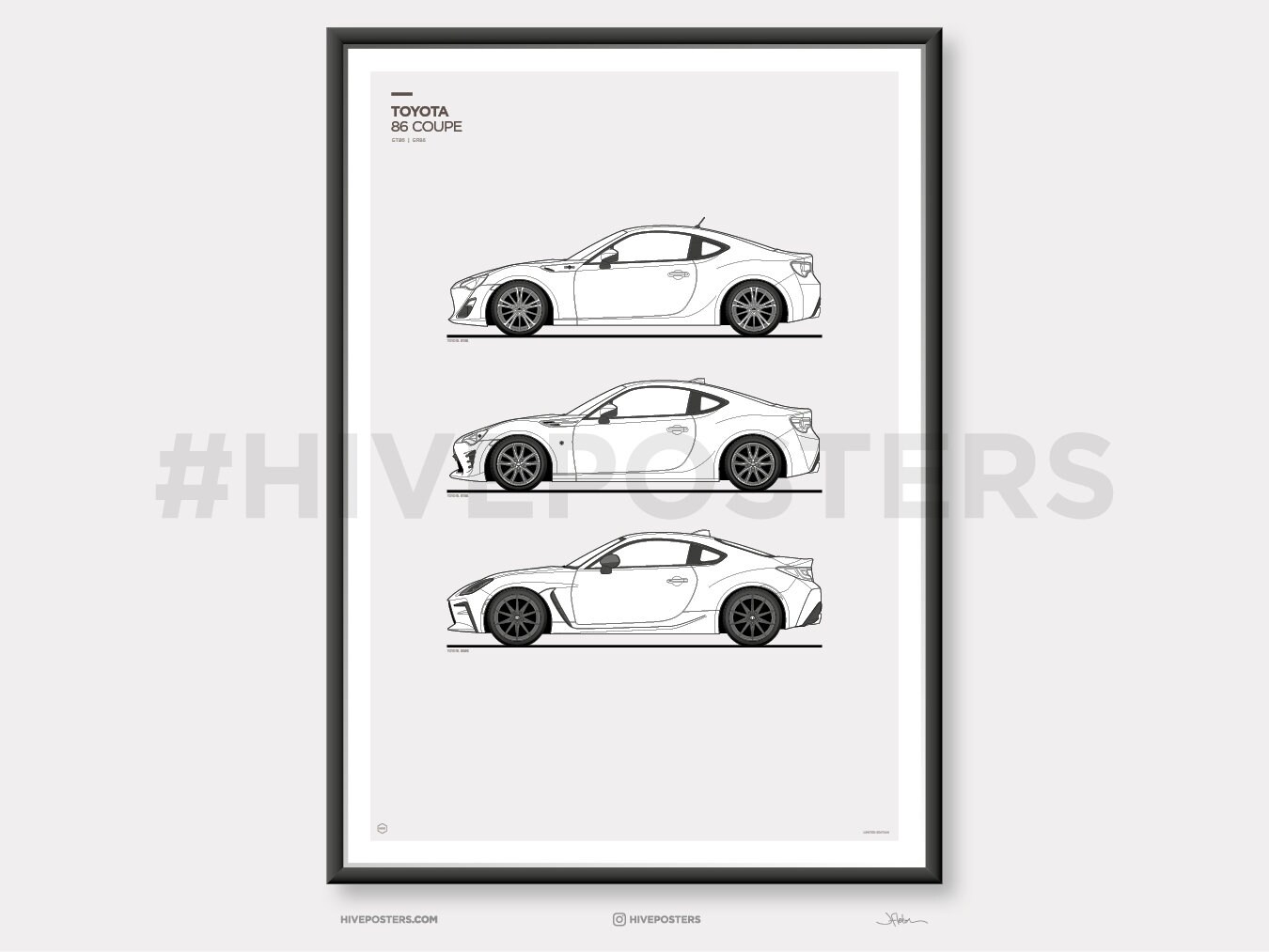 Toyota 86 Evolution Poster - Etsy