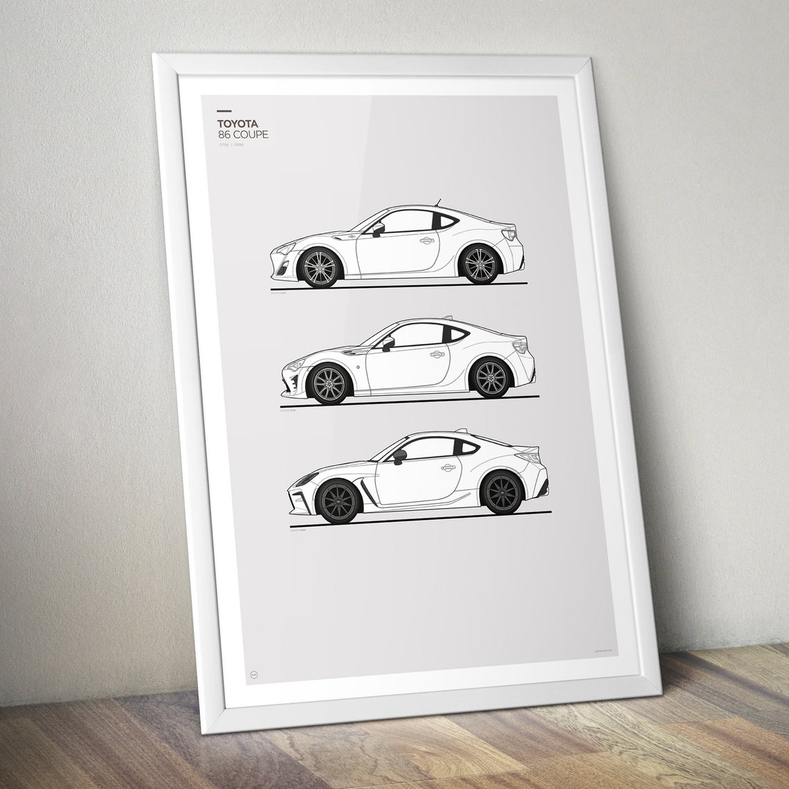 Toyota 86 Evolution Poster | Etsy