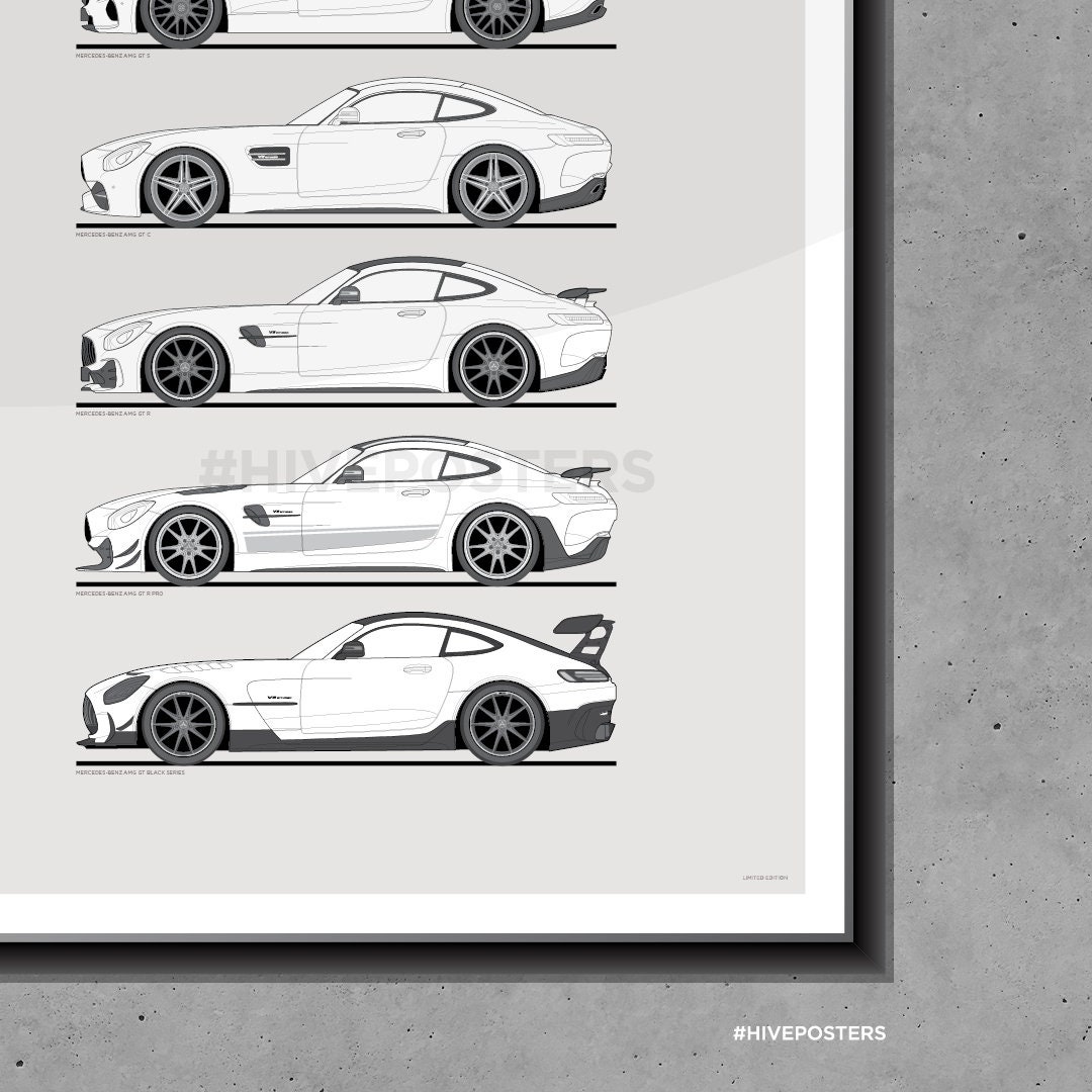 Mercedes AMG GT Evolution Poster - Etsy