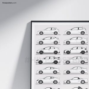 Honda Type R History Poster - Etsy