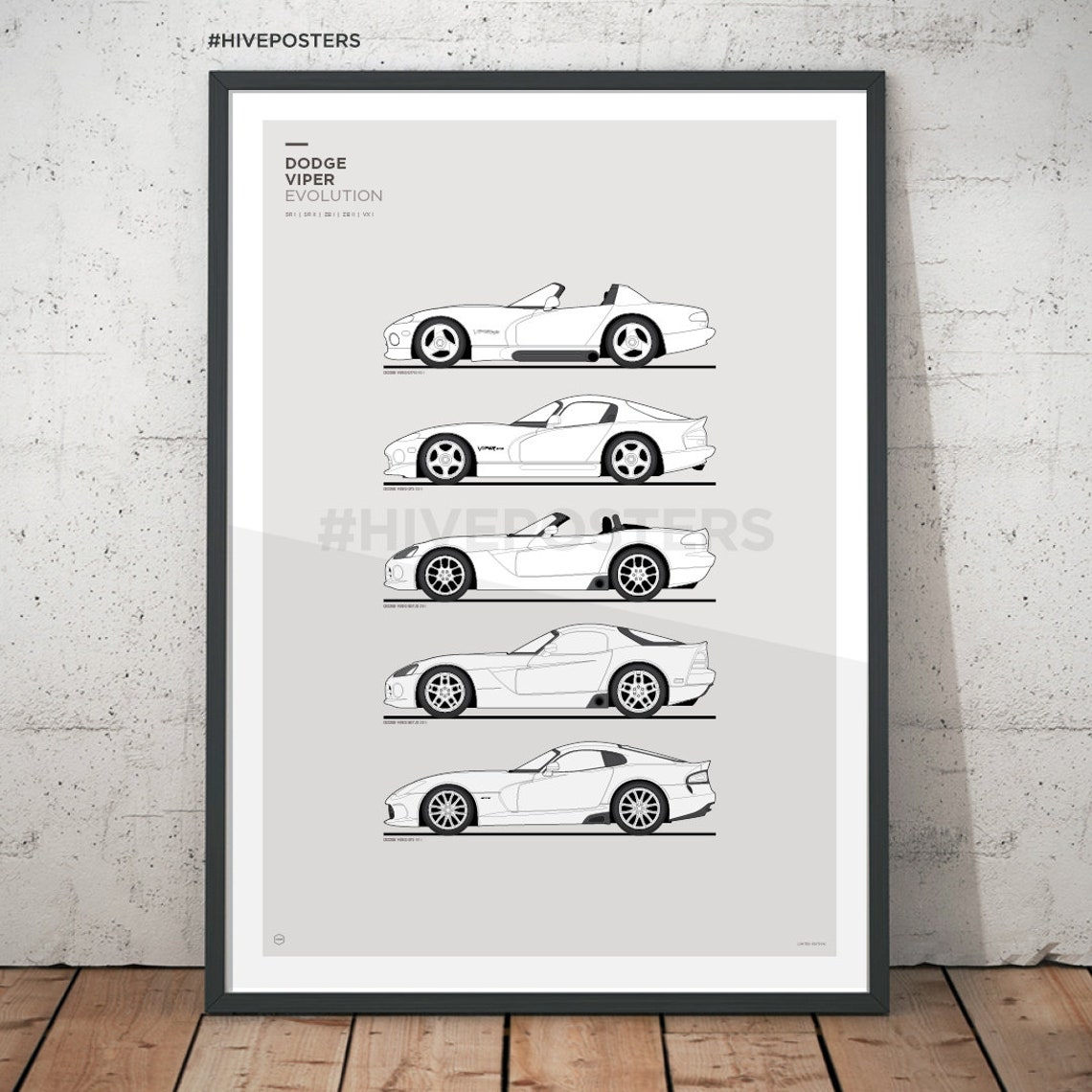 Dodge SRT Viper Evolution Poster | Etsy