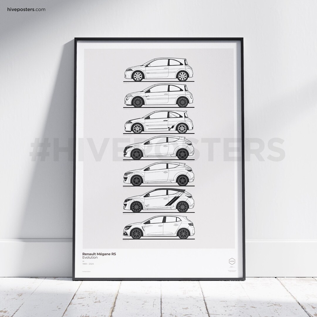 Renault Megane RS Evolution Poster - Etsy