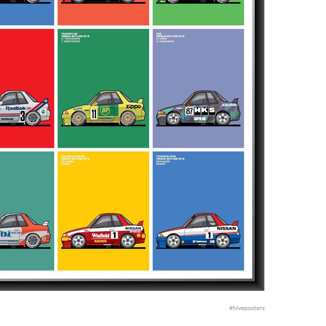 Baby Nissan GT-R JGTC Poster | Etsy