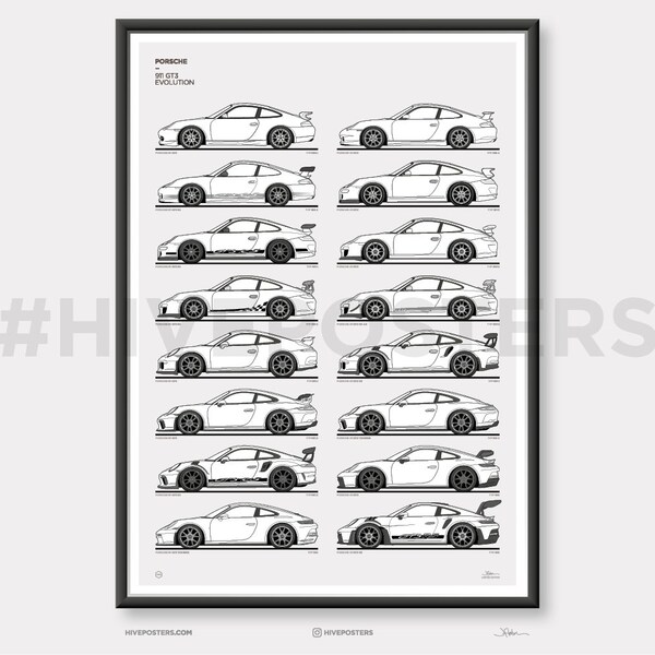 Porsche 911 Gt3 Evolution - Etsy