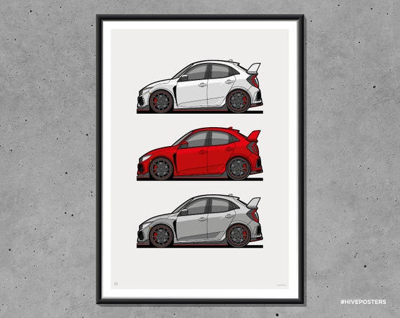 Baby Honda Civic Type R Poster | Etsy