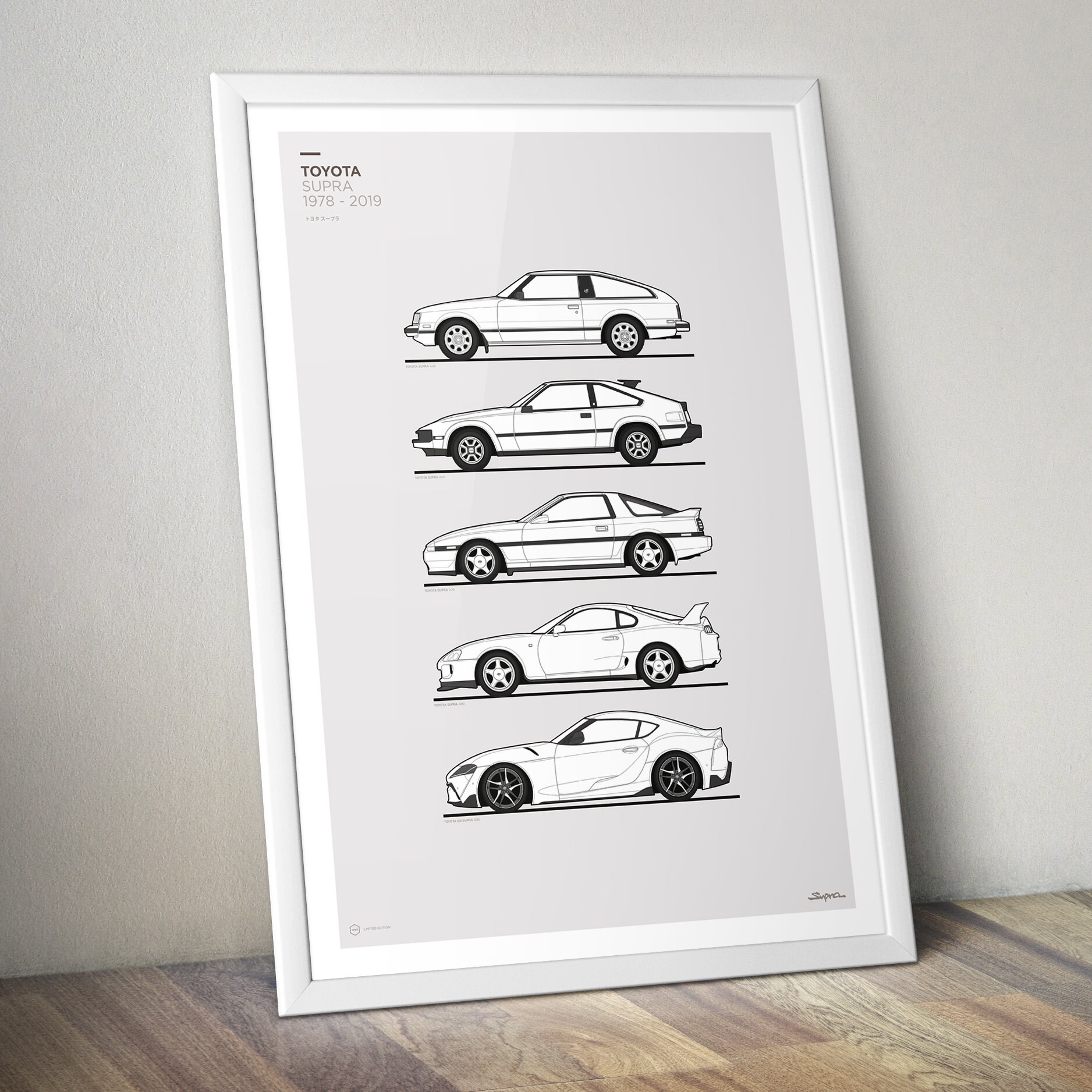 Toyota Supra Evolution Poster - Etsy