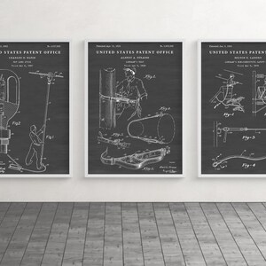 Lineman Wall Decor: Vintage Patent Art, Powerline Technician Poster ...