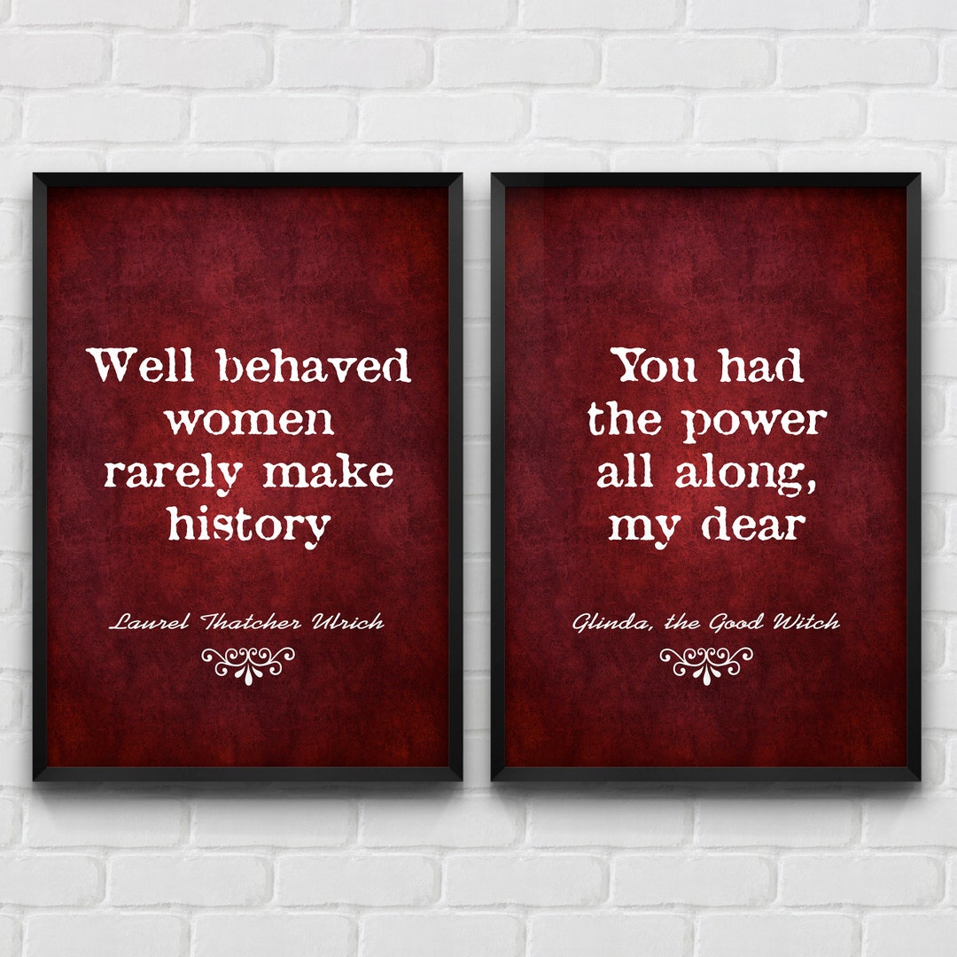 Feminist Quotes Wall Art, Empowering Women Poster, Set of 2 Prints - Etsy