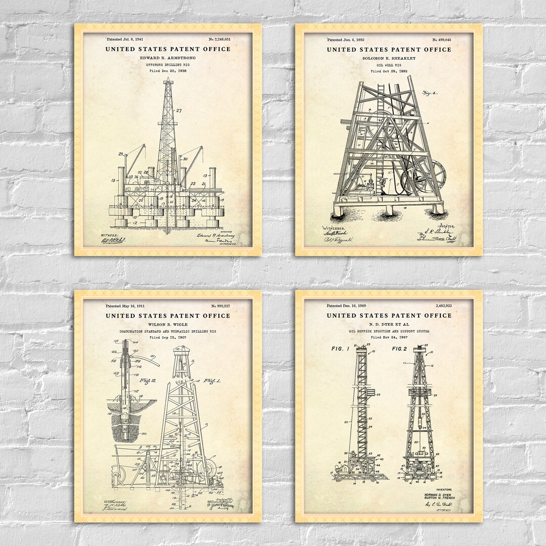 Oil Well Evolution: Oil Derrick, Offshore Drilling Rig Inventions, Oil ...