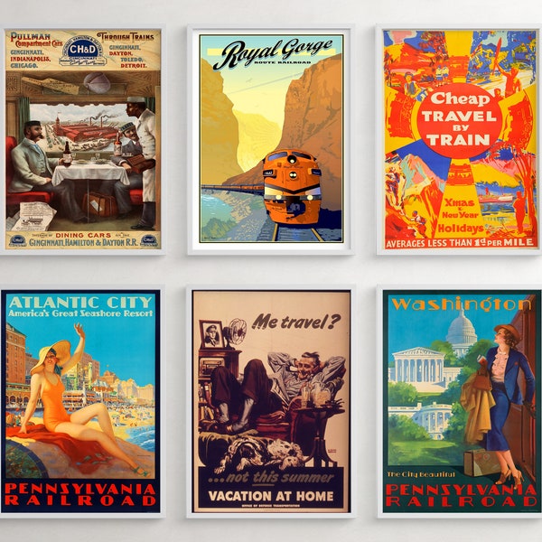 Vintage Travel Posters - Etsy