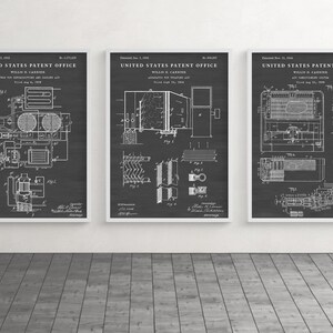 HVAC Tech Gift: Air Conditioner Patent Poster, Vintage Home Decor, Air ...