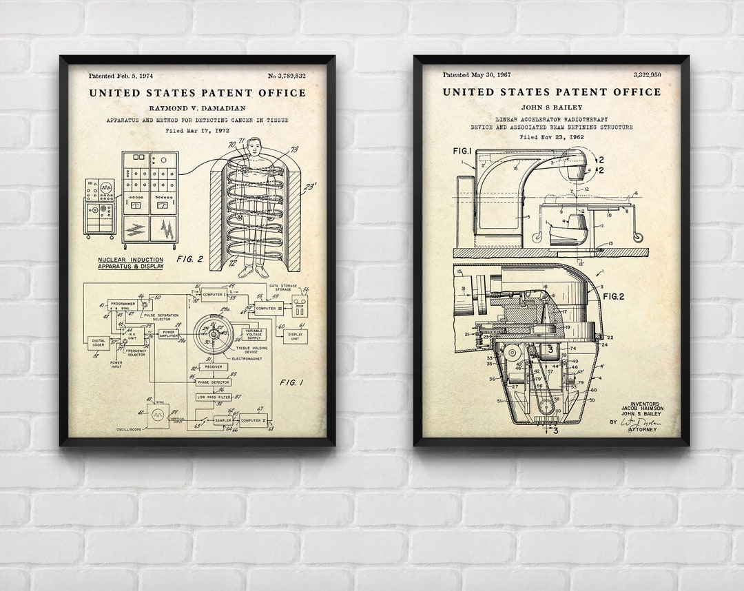 Cancer Detection & Therapy: MRI Machine LINAC Patent Posters - Etsy