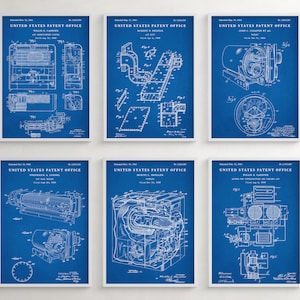 Air Conditioning, Boiler, HVAC Patent Wall Art, Heating and Cooling ...